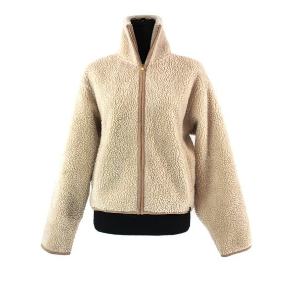 Varley | Jackets & Coats | Varley Highwood Beige Lightweight Faux ...